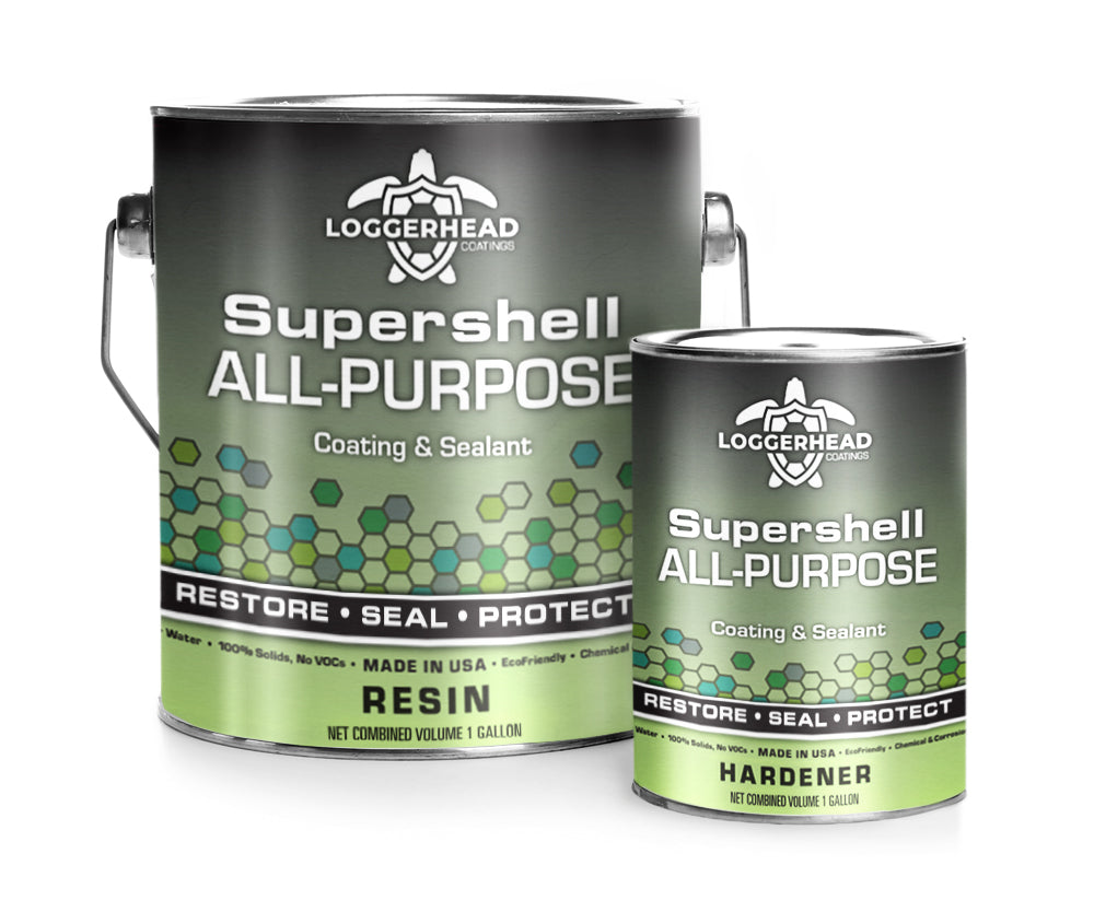 Supershell All-Purpose Sealant 1-Gallon Kit – Loggerhead Coatings
